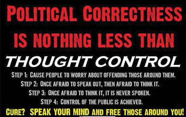 THE INSANITY OF TODAY’S POLITICAL CORRECTNESS… « Roybeaird's Blog